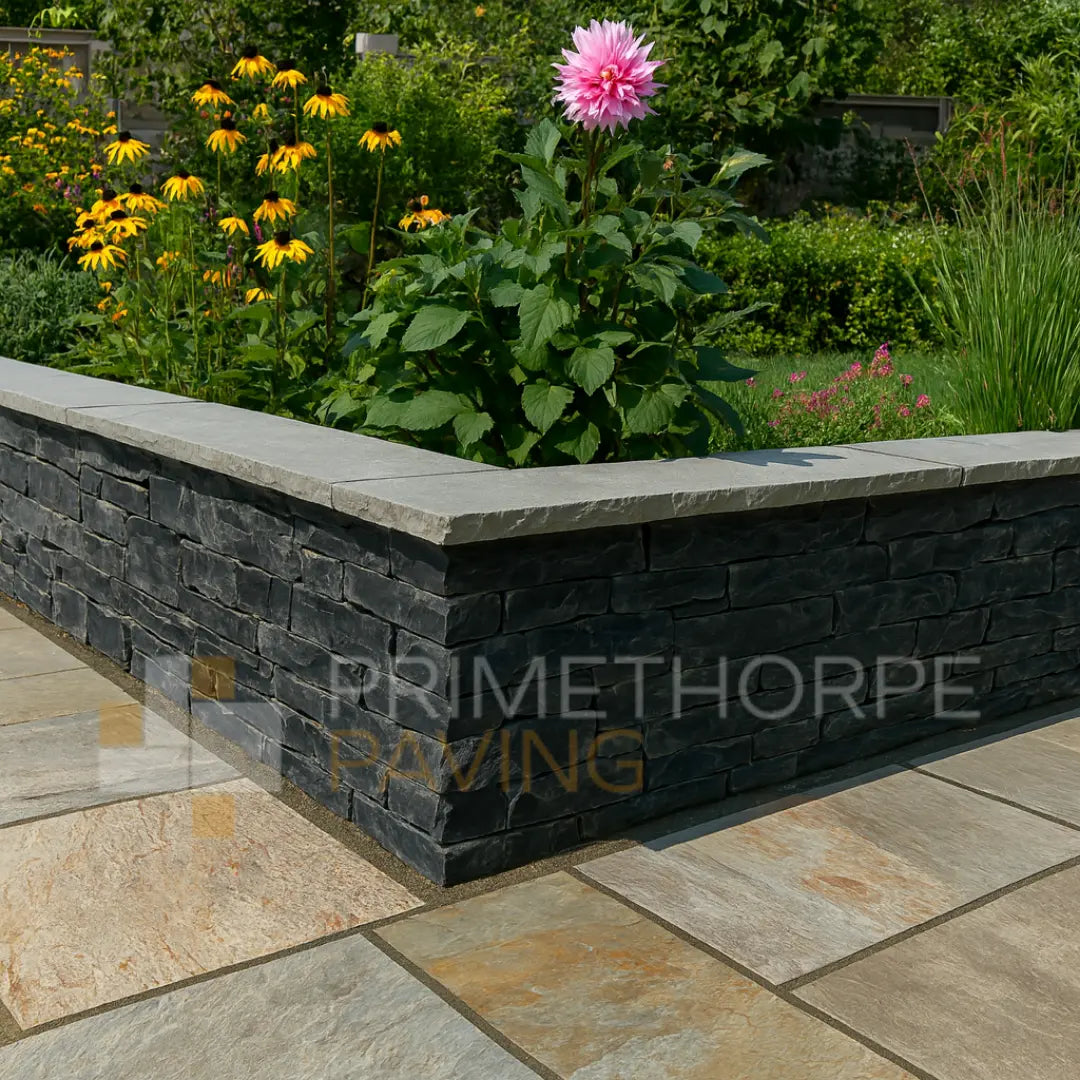 Kandla Grey Sandstone - Rustic Dressed Coping Stones